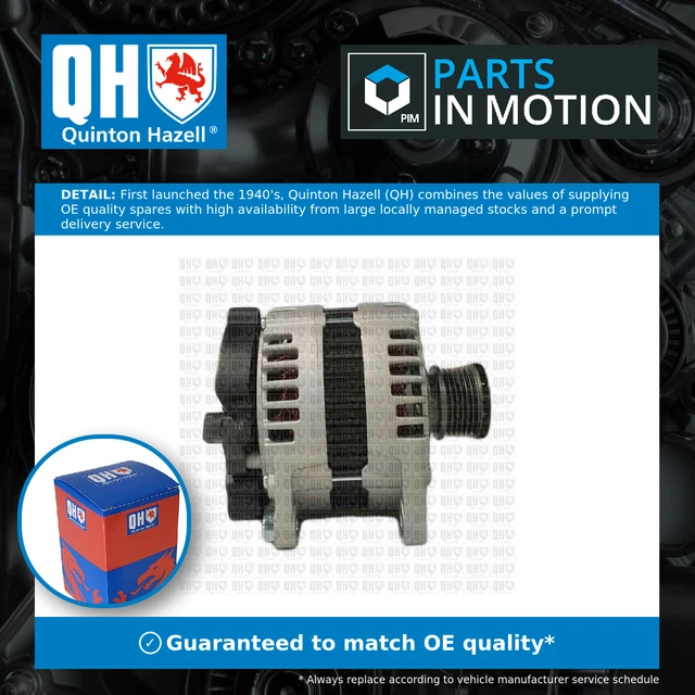 ALTERNATOR FITS VW TIGUAN 2.0D 16 to 21 QH 03G903016L 03G903016LX ...