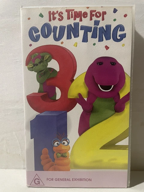 VINTAGE - BARNEY the Dinosaur - It’s time for counting - VHS - 1998 ...