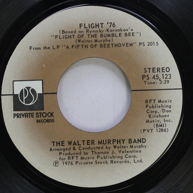 JUPE NM ! 45 The Walter Murphy Band - Flight '76 "Flight Of The Bumble ...