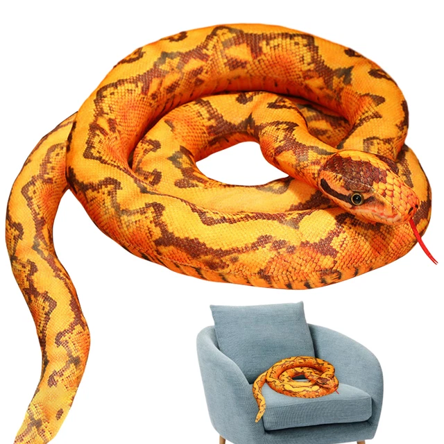 110M SIMULATION SNAKES Plush Toy Giant Long Snake Stuffed Animal Toy ...
