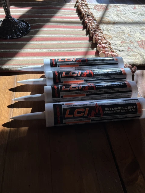 (QTY 4) STI SpecSeal LCI Intumescent Firestop Sealant LCI300 10,1 oz ...