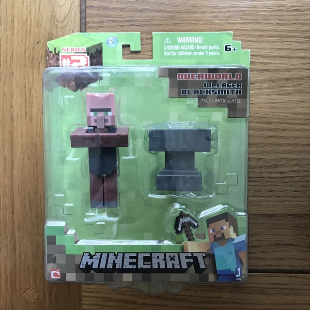 MINECRAFT VILLAGER BLACKSMITH Overworld Figure Series 2 Fully ...