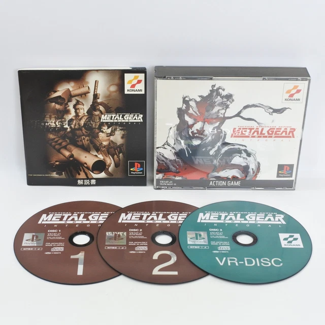 METAL GEAR SOLID INTEGRAL PS1 Playstation For JP System 0231 p1 £34.30 - PicClick UK