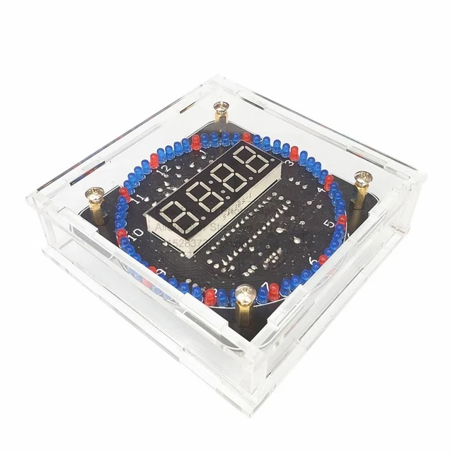 KIT D'HORLOGE LECTRONIQUE faire soi-m me avec couleur tube rouge Nixie et EUR 24,76 - PicClick FR