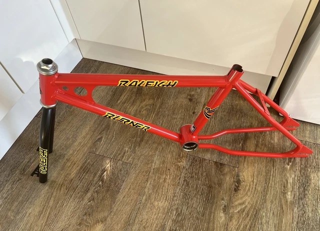 RALEIGH MK1 RED Burner Frame & Forks Bmx Old School 1982 £255.52 ...