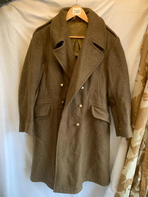 ORIGINAL WW2 BRITISH Army Soldiers Greatcoat US Made - Size 40" Chest £ ...