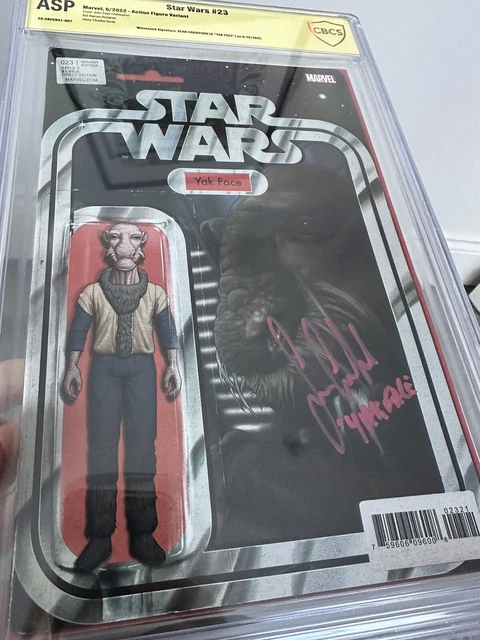 YAK FACE COMIC signed By Sean Crawford. CBCS Witnessed ASP. Marvel Star ...
