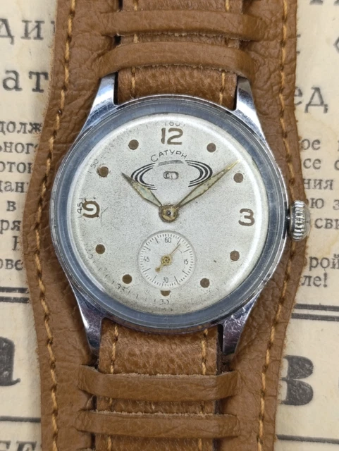 RARE VINTAGE SOVIET USSR original watch Saturn Early Wostok ChChZ ...