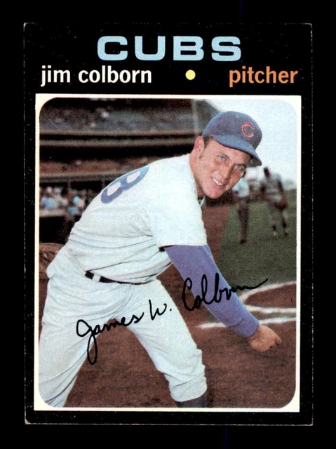1971 TOPPS BASEBALL #38 Jim Colborn EX *d6 EUR 4,44 - PicClick FR