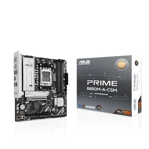 ASUS PRIME B850M-A-CSM Micro ATX Motherboard AMD Ryzen 9000 DDR5 AM5 ...