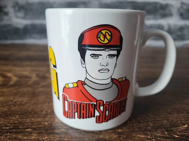 Rare Itc 1993 Captain Scarlet Sig Kiln Craft Staffordshire Tableware