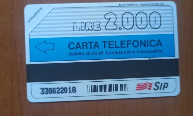 SCHEDE TELEFONICHE SIP Serie Figurate Monteverdi Nuova Rara 2.000 magnetica EUR 5,99 - PicClick FR