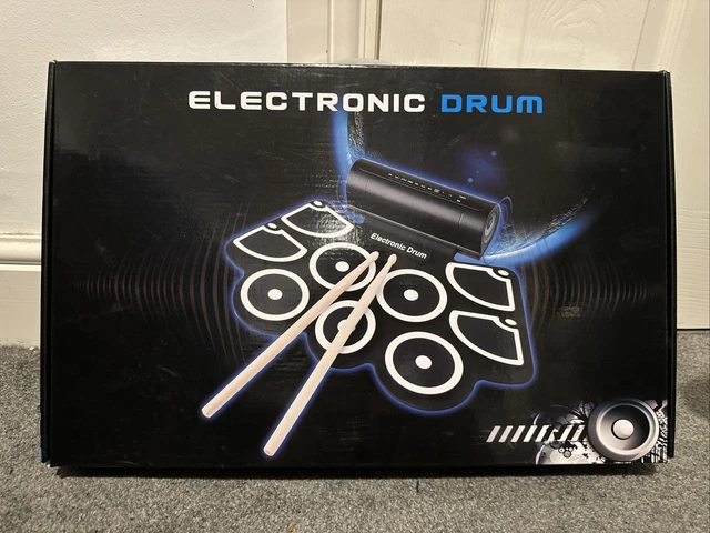 ROLL UP DRUM Kit electronic table top drum (Drum Sticks Included) £29. ...