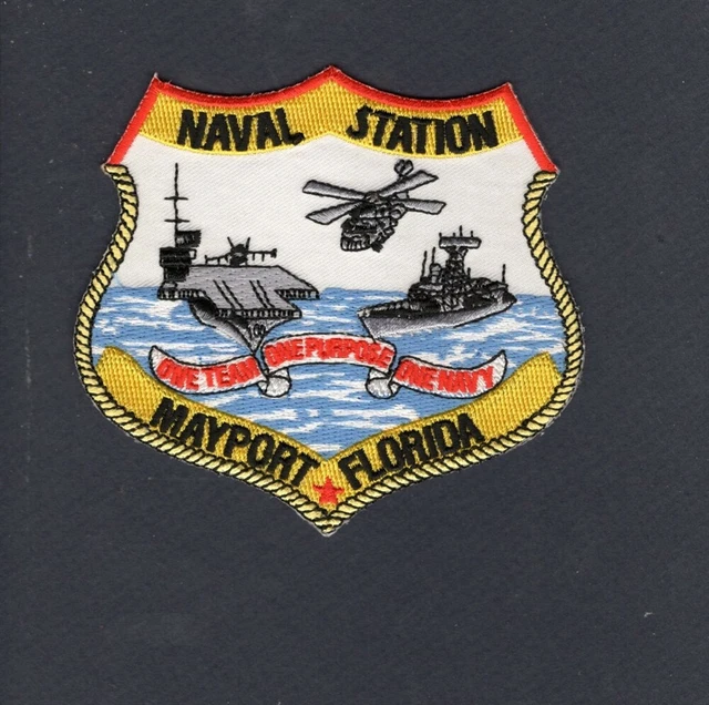 PATCH DE L'ESCADRON Du Navire De La Base Navale NAVSTA MAYPORT FL US ...