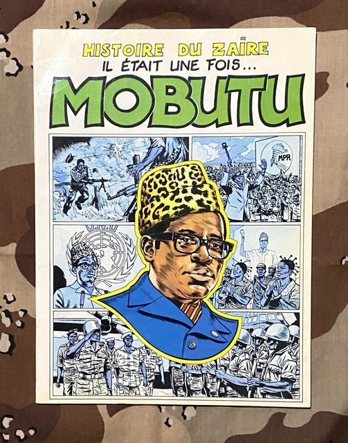 ORIGINAL “HISTORY OF Zaire, Once Upon A Time…Mobutu” Comic, Afrique Biblio Club £66.99 - PicClick UK