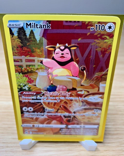 MILTANK GG24/GG70 FULL Art Galarian Gallery Crown Zenith Pokemon TCG NM ...