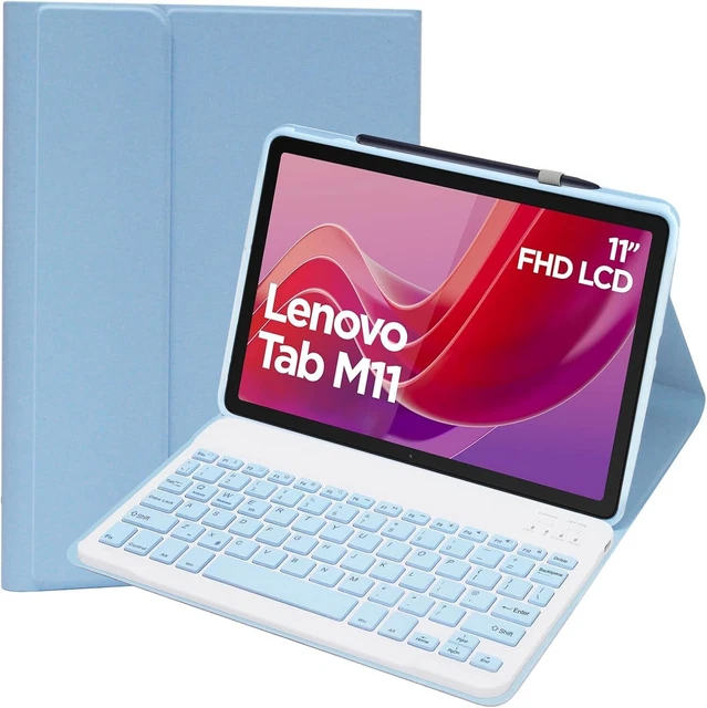LENOVO TAB M11 Tablet 11" inch 2024 Detachable Bluetooth Keyboard Case ...
