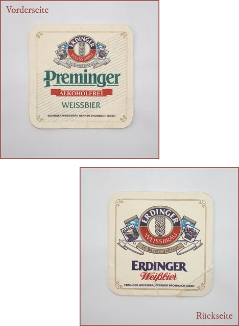 BIERDECKEL ERDINGER PREMINGER Alkoholfrei Weissbier EUR 1,00 - PicClick DE