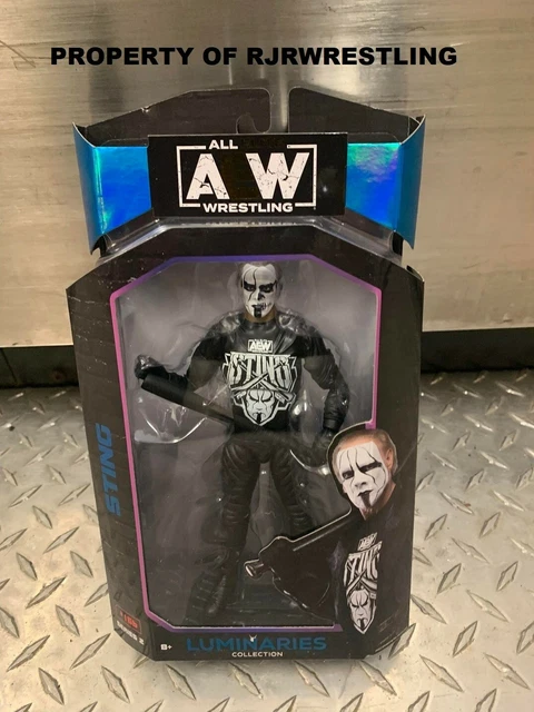 RARE JAZWARES AEW Sting Luminaries Unmatched Walmart Exclusive Action Figure Moc £23.74 ...
