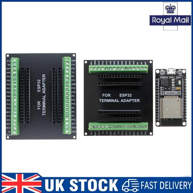 Esp32 Module Cp2102 Chip Nodemcu 32s Lua 38pin Gpio Expansion Board £620 Picclick Uk 6003