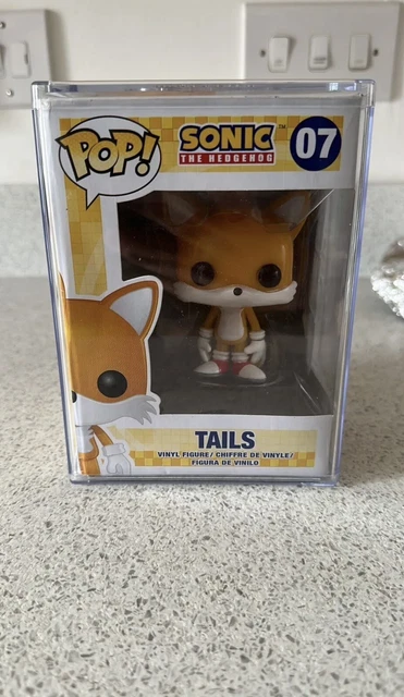 SONIC THE HEDGEHOG Funko Pop Rare Vaulted #07 Tails SEGA Action Figure ...