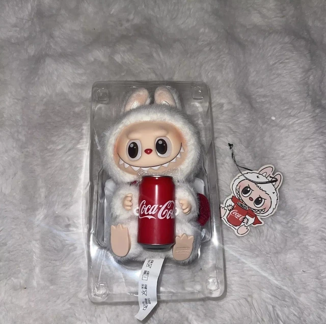 POPMART COCA COLA Labubu Vinyl Plush - HAPPY FACTOR. Authentic US ...