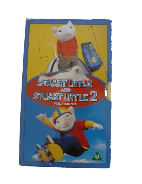STUART LITTLE 1 & 2 VHS Lot Video Tapes Clamshell Case includes Box £0. ...