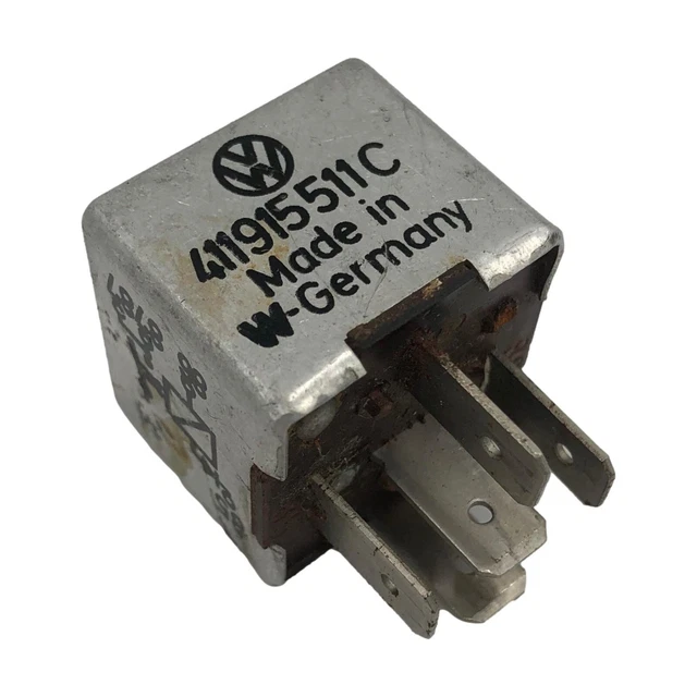 ORIGINAL VW AUDI Porsche Relais Abblendlicht Lichthupe Relay 411915511C ...