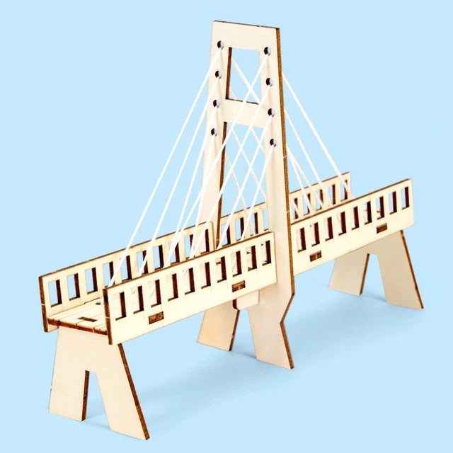 SCIENCE EXPERIMENT DIY Bridge Model Kit For Students Educational ...