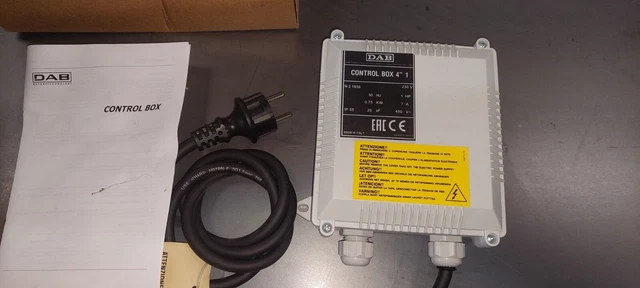 DAB WATER TECHNOLOGY Control Box 4" 1 1.5KW 40uf 13A 50hz £75.00 ...
