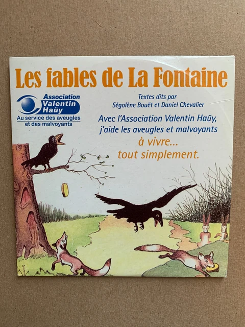 LES FABLES DE la Fontaine - Ségolène Bouët D. Chevalier/ CD Livre Audio ...
