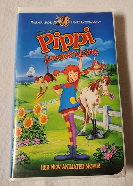 PIPPI LONGSTOCKING ANIMATED Movie VHS Tape 1997 AB Svensk Nelvana ...