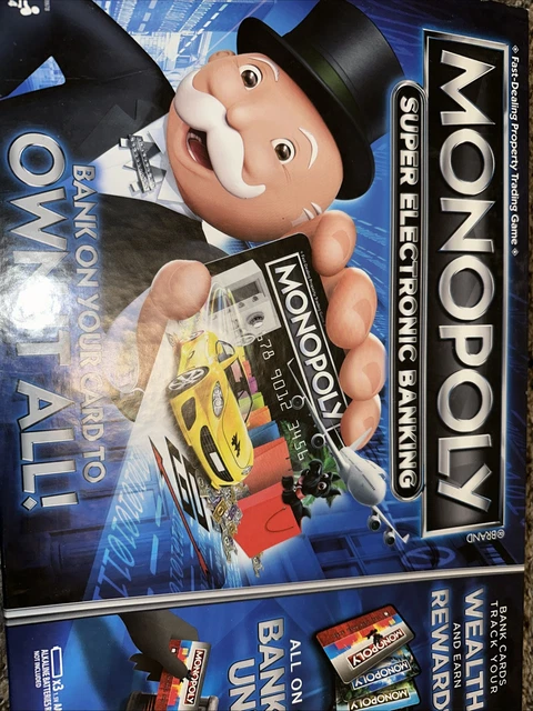 HASBRO MONOPOLY SUPER Electronic Banking Board Game - E8978 $19.99 ...