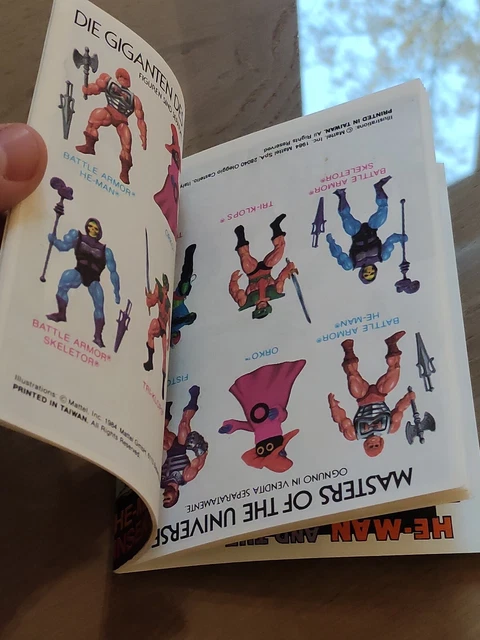 MASTERS MOTU MINICOMIC HE-MAN AND THE INSECT PEOPLE ITA/DE Never read ...