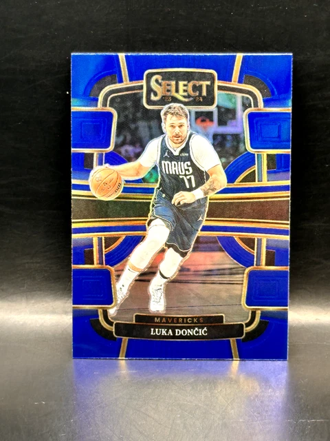 2023-24 PANINI SELECT NBA Luka Doncic Blue Prizm Concourse Dallas Mavericks #51 EUR 4,40 ...