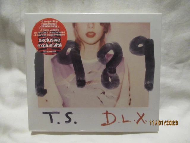 TAYLOR SWIFT 1989 Deluxe W/3 Bonus Tracks And 3 Songwriting Voice Memos ...