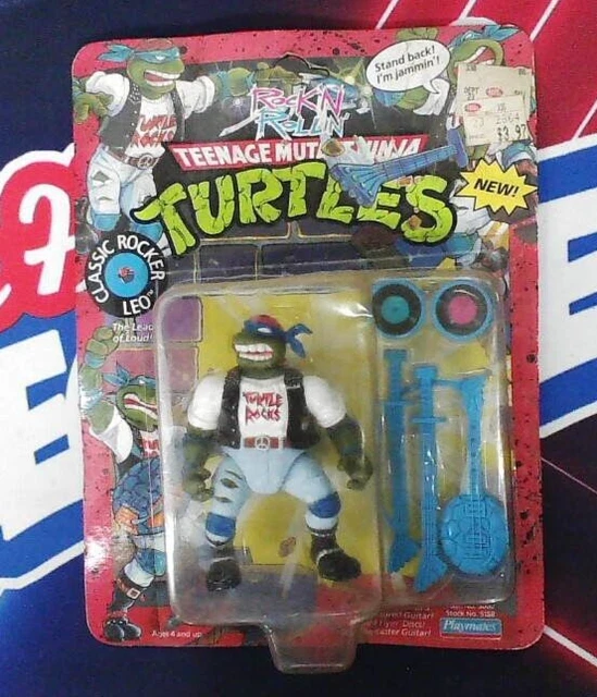 VINTAGE TMNT 1991 Classic Rocker Leo Teenage Mutant Ninja Turtles $100. ...
