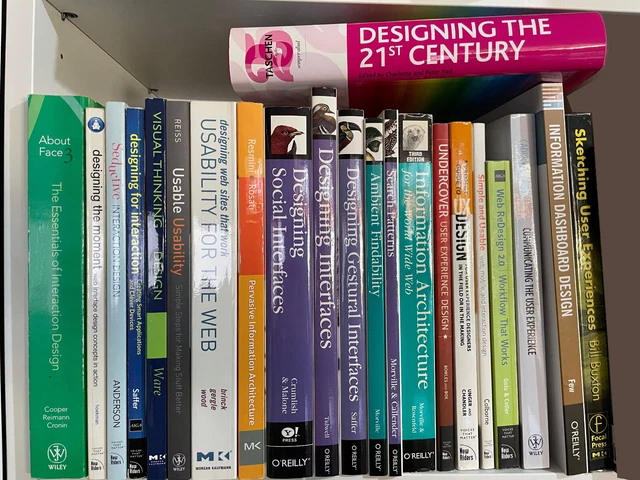 49 BOOKS ON UX Design Interface usability information architecture ...