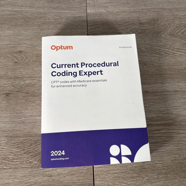 OPTUM CURRENT PROCEDURAL Coding Expert:CPT codes w/Medicare essentials 2024 $82.89 - PicClick CA