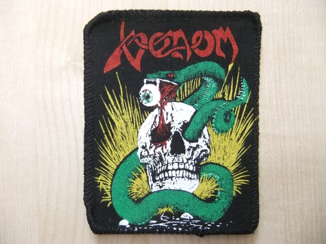 VENOM SNAKE & Skull Aufnäher Patch Hellhammer Celtic Frost Darkthrone ...