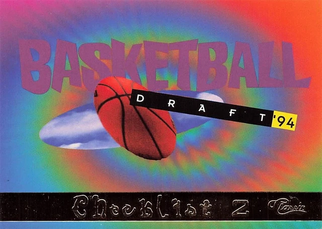 CARTE DE BASKETBALL Basketball Draft '94 Checklist 2 Classic 1994 #77 ...