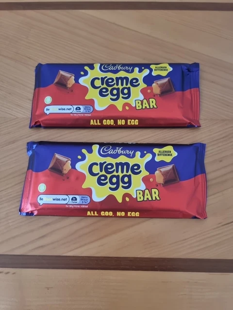 CADBURY CREME EGG Bar (123g) - Pack Of 2 £9.00 - PicClick UK