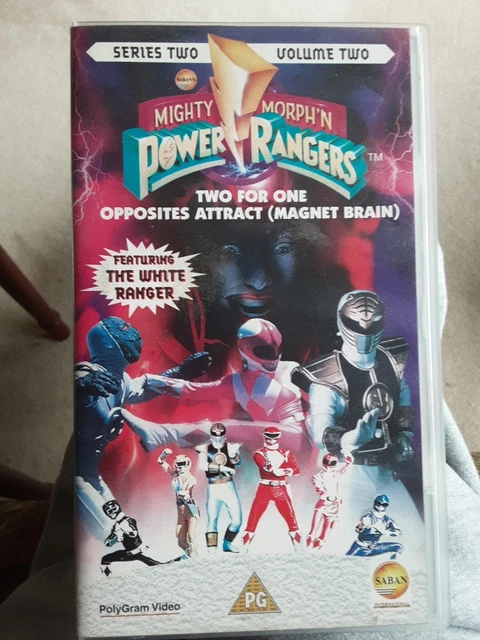 MIGHTY MORPHIN POWER rangers VHS Series Two Volume Two,, Rare £5.00 - PicClick UK