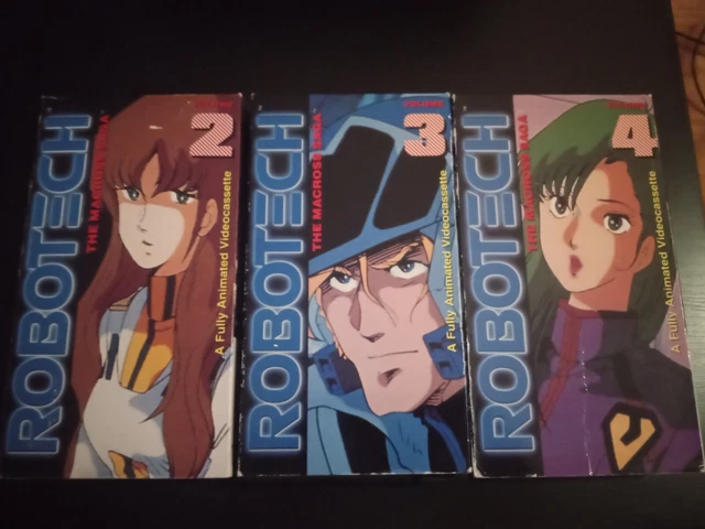 LOT OF 3 Robotech VHS Movies Vol 2 , 3 , 4 $19.99 - PicClick CA