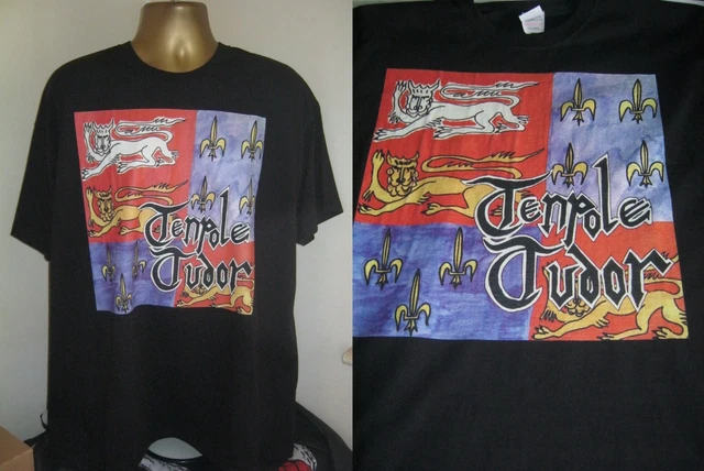 TENPOLE TUDOR- EDDIE, Old Bob Dick & Gary Album Print T Shirt-Black ...