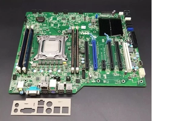 GENUINE DELL PRECISION T3600 MOTHERBOARD + CPU bundle with 64GB RAM £63 ...