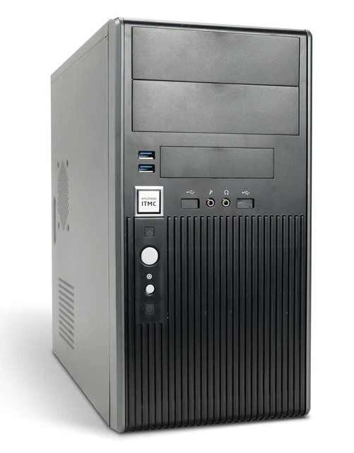 HYUNDAI PENTINO H Tower PC Intel G4400 2x 3,3GHz 8GB 128GB SSD 320 GB ...