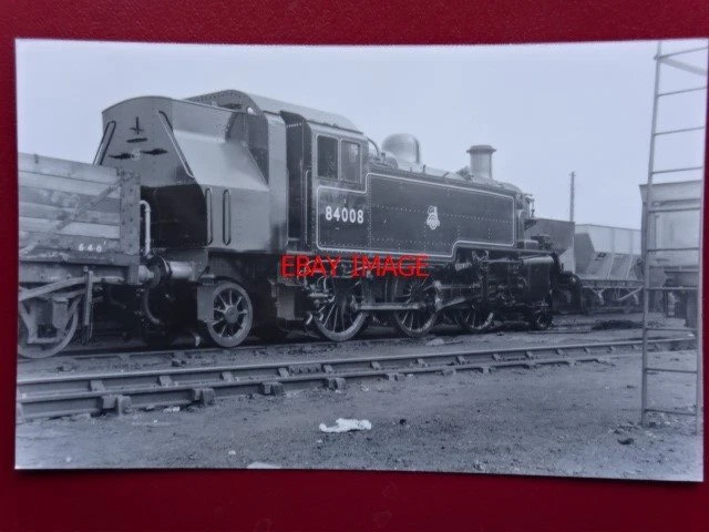 PHOTO BR Standard Class 2 Tank Loco No 84008 At Stoke Mpd EUR 2,63 ...