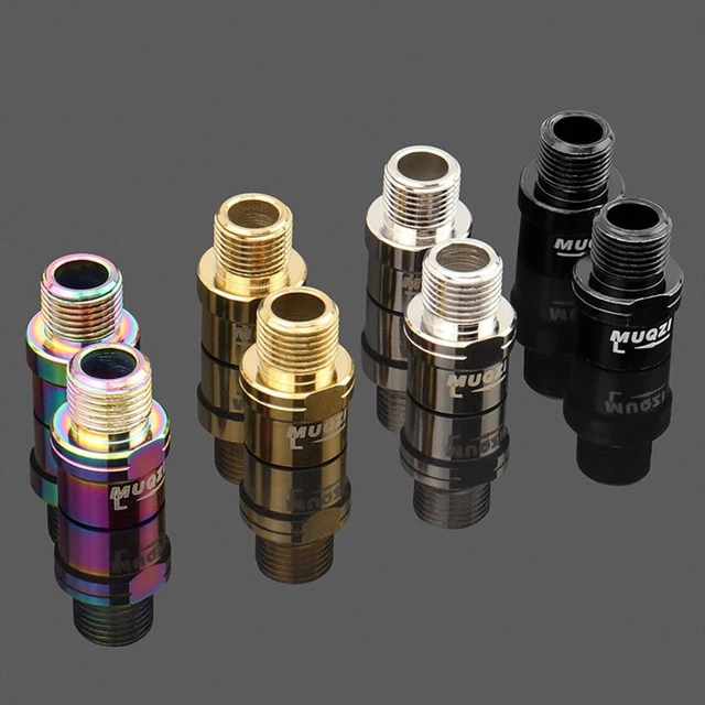 PEDAL EXTENSION BOLTS Shaft Crank Expander Bicycle Spacers Foot ...