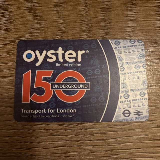 LIMITED EDITION OYSTER card (150 years) £1.75 - PicClick UK